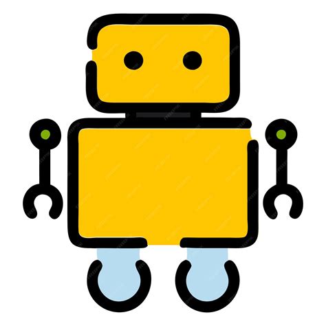 Robot Symbols Icon Symbol Vector Illustration Premium Ai Generated Vector