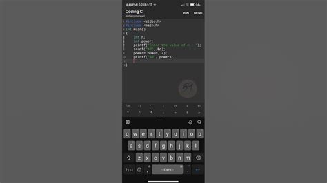 Find Square Of Any Number Using C Language Coding 59code Shorts