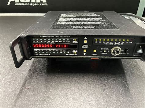 Lectrosonics Udr200c Ratio Diversity Synthesized Uhf Receiver Reverb