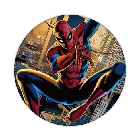 1 шт Новое поступление значок героя Марвел Человек паук пластиковая