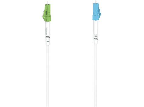 Hama 200744 Glasfaser Netzwerkkabel 9m Netzwerkkabel Weiß Saturn