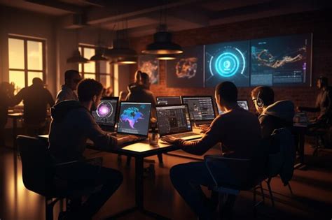 premium photo coding bootcamp scene with participants learning
