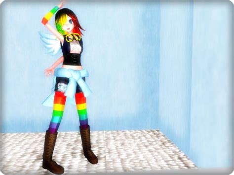 ~mmd Newcomer Tda Rainbow Dash ~ Dl Taken Down ~ By Keniaosu On
