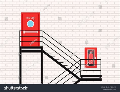 Exit Door Vector Free Space Text Stock Vector Royalty Free 2165205877 Shutterstock