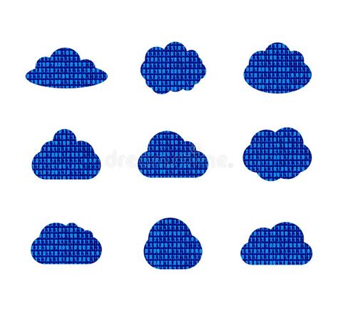 Vector Big Data Illustration Technology Elements Isolated Data Analysis Concept Stock Vector