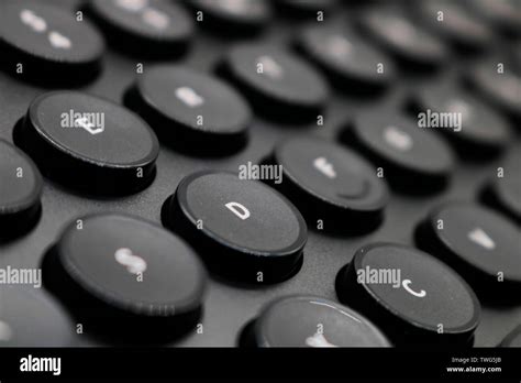 Keyboard Round Key Keyboard Stock Photo Alamy
