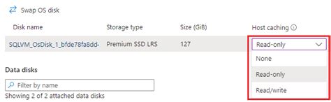 스토리지 구성 Sql Server On Azure Vms Microsoft Learn