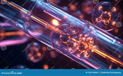 Control Rods Managing Energy In A Nuclear Fission Process Visualizing Atomic Regulation Stock