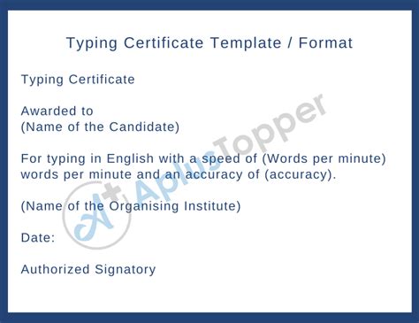 Typing Certificate Online Typing Test Certificate Online Typing