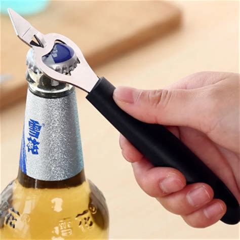 Multifunctional Portable Bottle Opener Creative Personality Stainless Steel Beverage Beer Cans