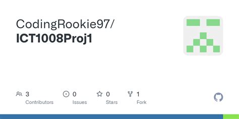 GitHub CodingRookie ICT Proj