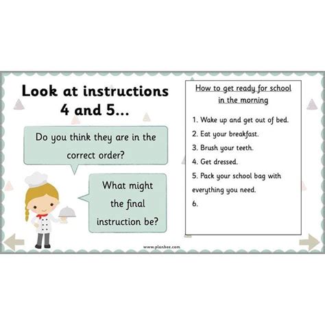 Writing Instructions Year 1 English Lessons By Planbee