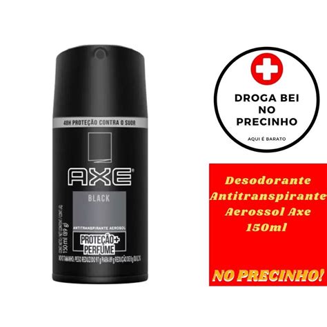 Desodorante Axe Aero Black 150ml Envio Imediato Shopee Brasil