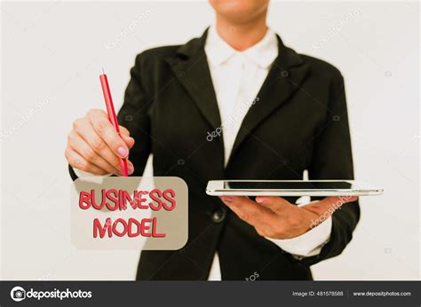 Handwriting Text Business Model Business Approach Model Showing How A Company Operates To