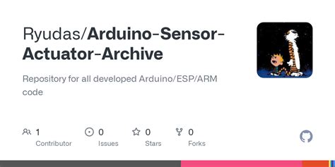 Github Ryudas Arduino Sensor Actuator Archive Repository For All Developed Arduino Esp Arm Code