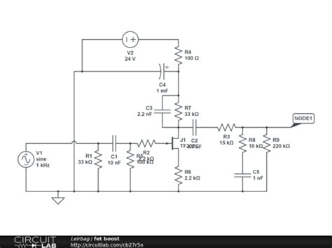fet boost circuitlab