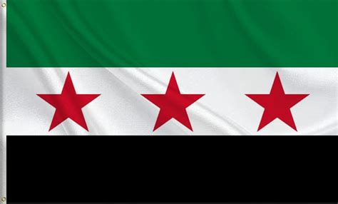 Tocrtsv Free Syrian Army Flag 4x6ft Army Of Syria Banner Heavy Duty Republic Of
