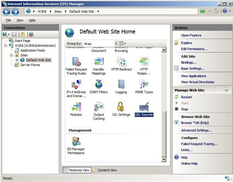 proxy setup windows server 2008 mits support