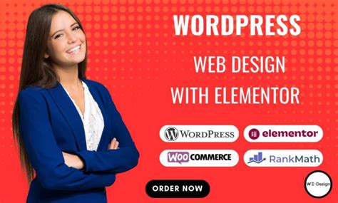 Design A Responsive Wordpress Site With Elementor And Customization By