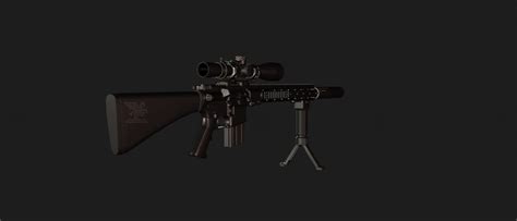 M110 Sass Sniper Rifle Tan And Black Rdeadlineroblox