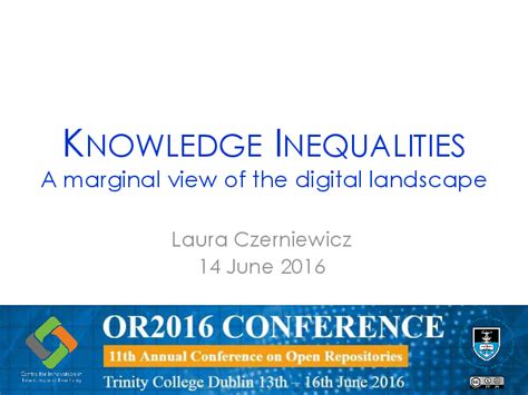 Pdf Knowledge Inequalities A Marginal View Of The Digital Landscape