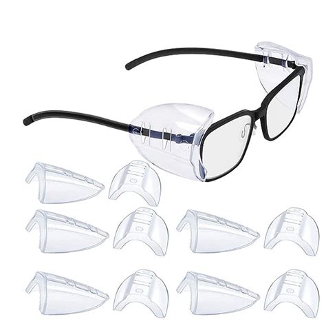 Lobida Safety Shields For Eyeglasses Clear Side Shields Eye