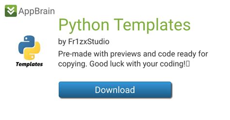 Python Templates For Android Free App Download