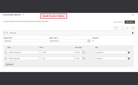Magento 2 Custom Options Discount