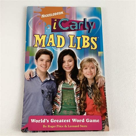 Nickelodeon Icarly Mad Libs Worlds Greatest Word Game Party Fun Sam