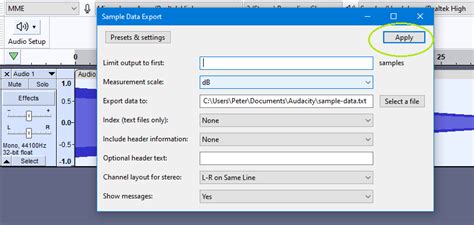 Sample Data Import Has A Generate Button Apply Would Be Appropriate And Consistent Issue