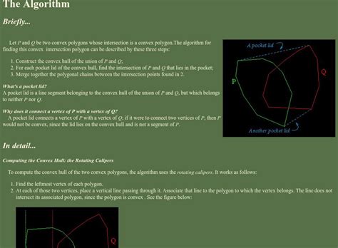 intersecting convex polygons the algorithm activity for 9th 10th