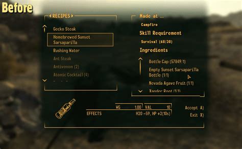 the vanilla ui plus mod for fallout 3 and new vegas gives you some much