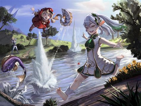 Klee And Nahida Having Fundrawing By Me Rgenshinimpact