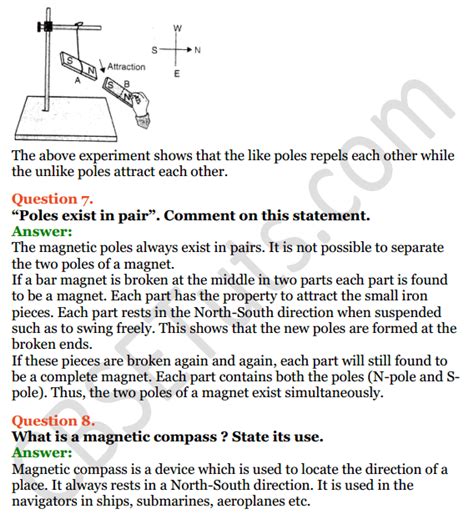 Selina Concise Physics Class 7 Icse Solutions Chapter 7 Electricity And Magnetism Cbse Tuts