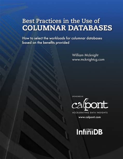 best practices in the use of columnar databases pdf