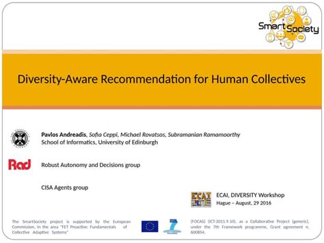 diversity aware recommendation for human collectives ppt