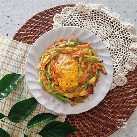애호박전 만드는법 단맛이 좋은 애호박요리 바삭 튀김가루 부침개 애호박채전 애호박 부침 만들기 네이버 블로그
