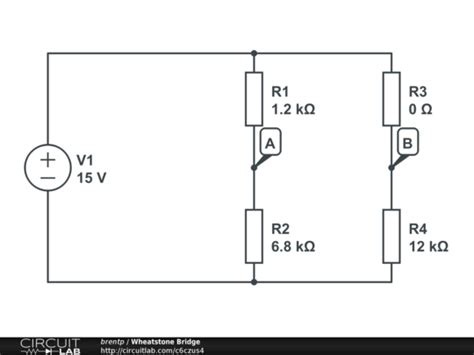 Wheatstone Bridge CircuitLab