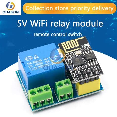Generic Esp8266 5v Wifi Relay Module Things Smart Home Remote Control Switch Phone App Esp 01