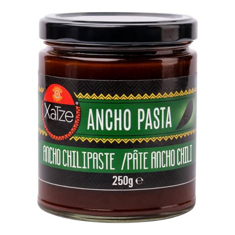 Xatze Ancho Chilli Paste 250g Glass Chile Ancho En Pasta