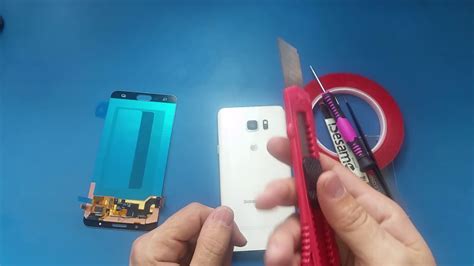How To Replace The Screen On Samsung Galaxy Note 5 Youtube