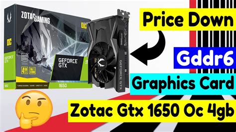 Zotac Gtx 1650 Oc 4gb Gddr6 Zotac Gtx 1650 Graphics Card Nvidia Gtx