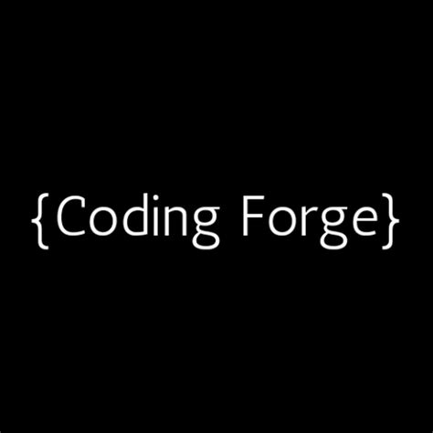 Coding Forge Youtube