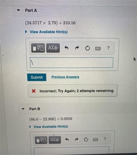 Solved Perform The Following Calculations To The Correct
