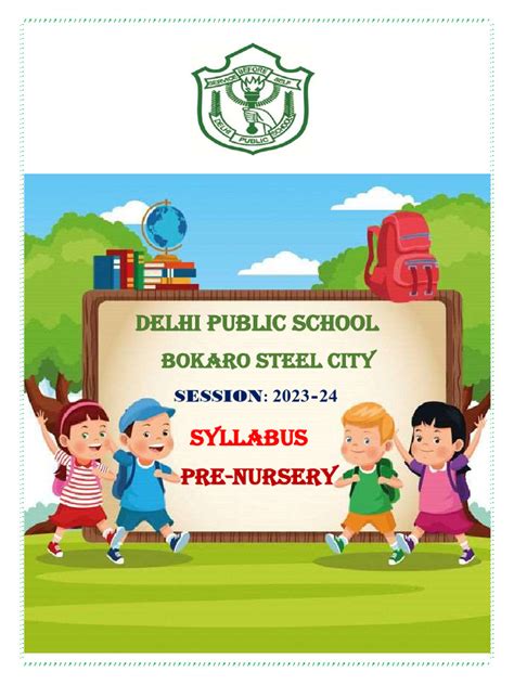 Pre Nursery Syllabus Pdf