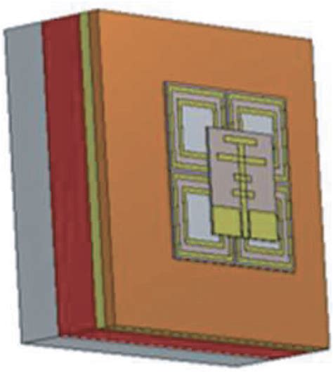 a the proposed ebg wearable antenna modeling b four stacked