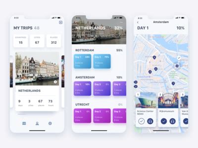 Travel Guide Concept App Design Inspiration Travel App Travel Guide