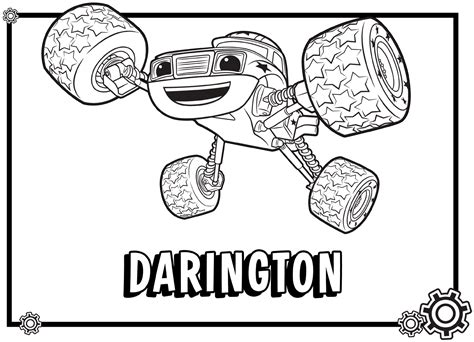 Blaze And The Monster Machines Coloring Pages Blaze Monster Machine Coloring Pages At