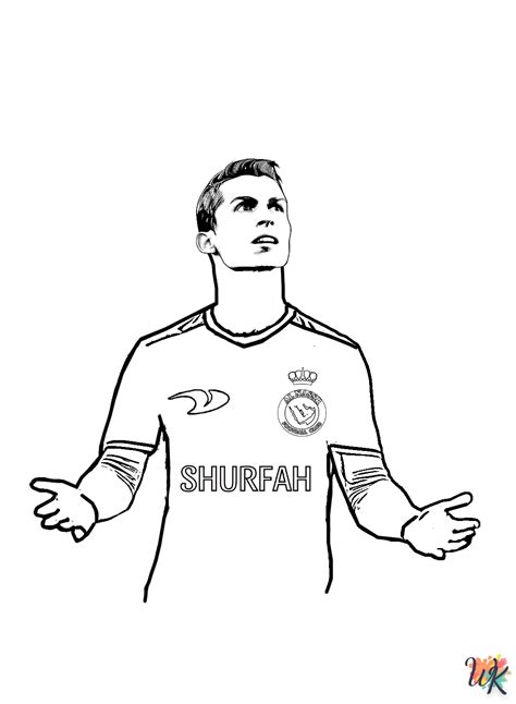 Cristiano Ronaldo Kleurplaten Online Bij Kleurplaten Wk