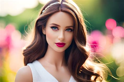 Premium Ai Image Ai Generated Cute Girl Doll